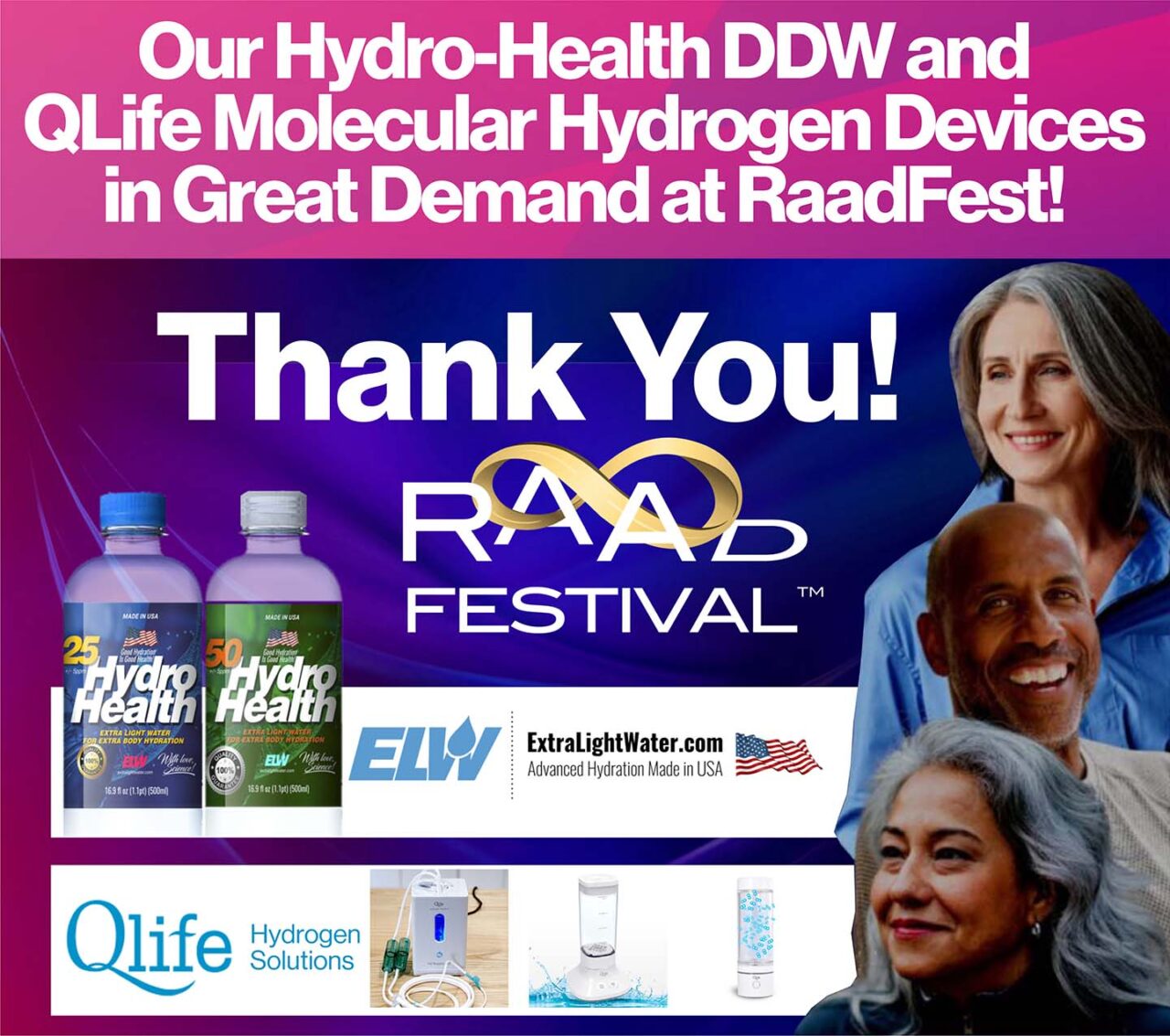 DDW Deuterium Depleted Water | 25 HydroHealth