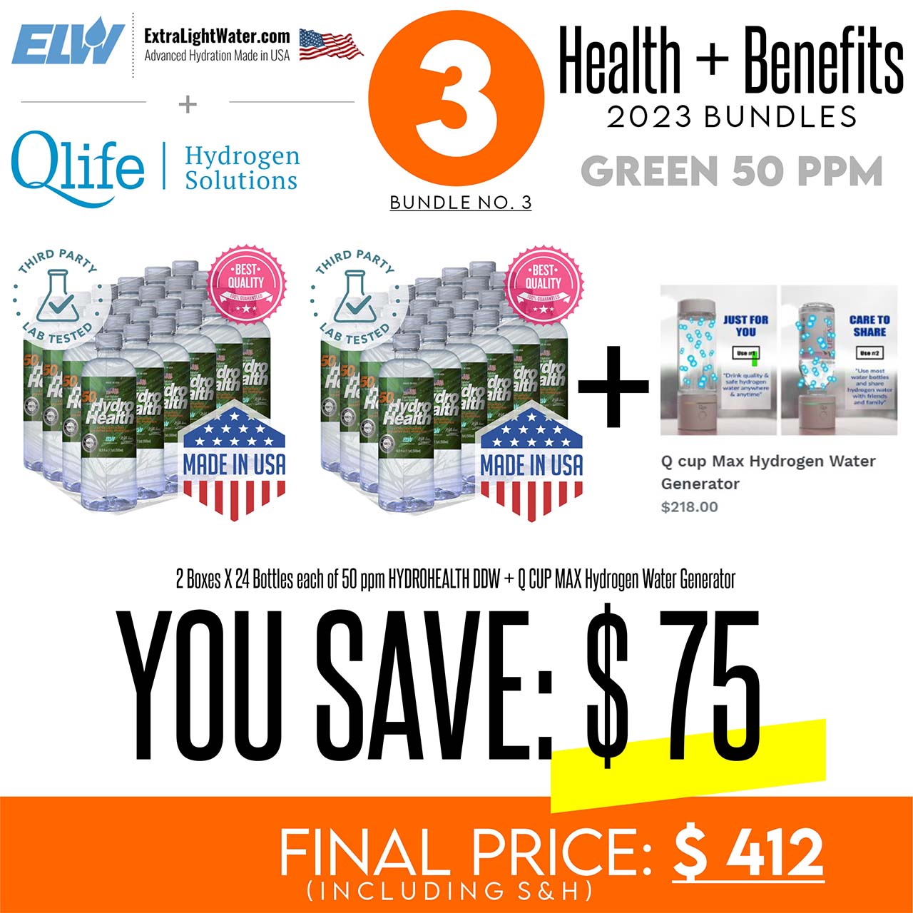 DDW Deuterium Depleted Water | 25 HydroHealth
