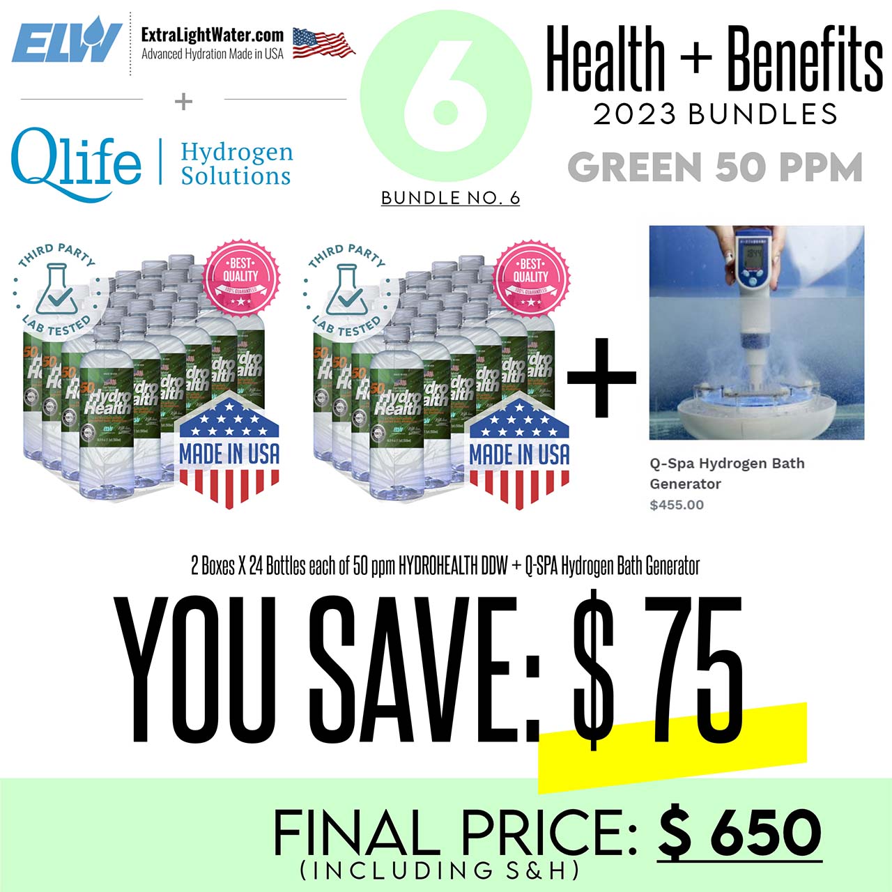 DDW Deuterium Depleted Water | 25 HydroHealth