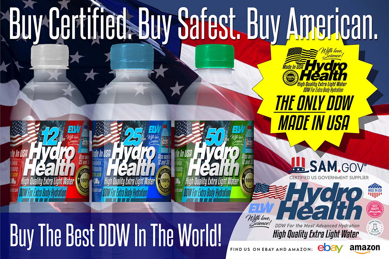 DDW Deuterium Depleted Water | 25 HydroHealth